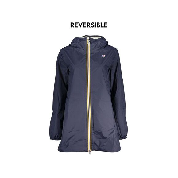 K-Way | Jackets & Coats | Kway Reversible Hooded Jacket With Pockets ...